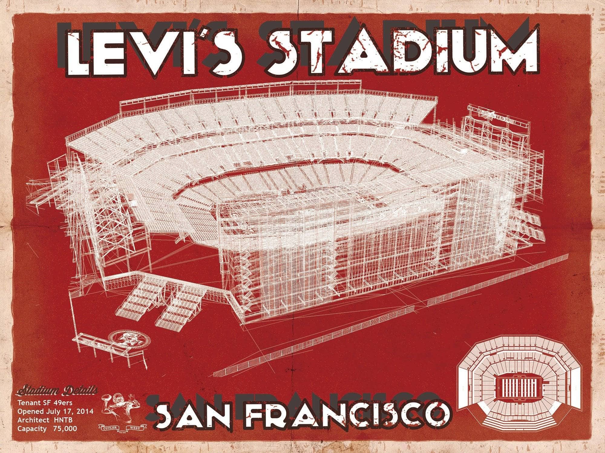 levis stadium seating chart